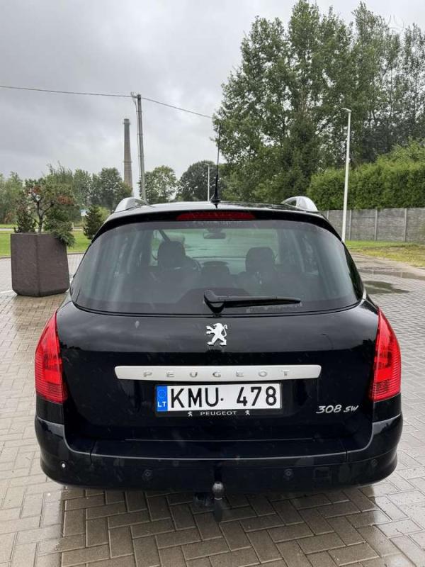 Melns Peugeot 308 2009 Tauragė, ar dzinēja tilpumu 1.56 L un nobraukumu 320 tūkst. km par 1680 €, foto 7 vietnē AUTOMOTO.COM.LV