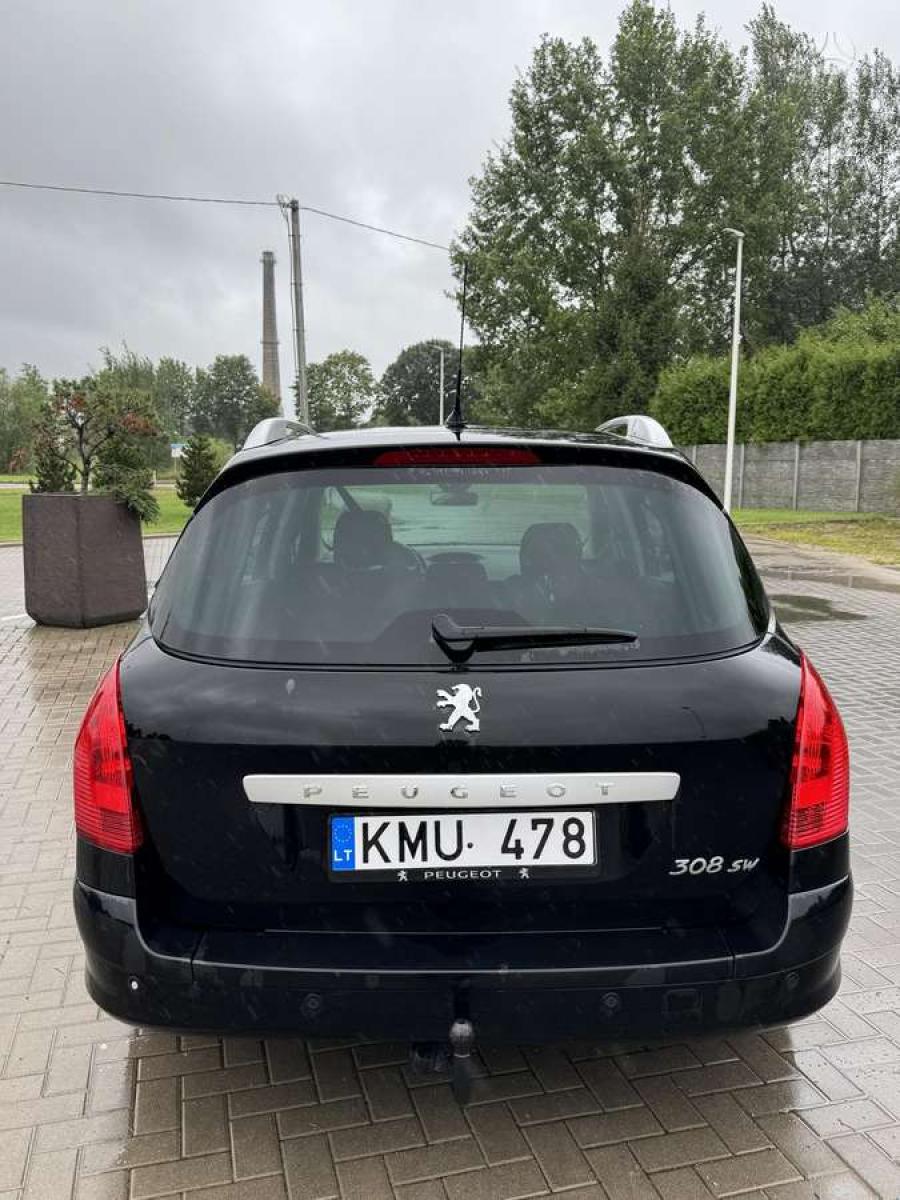 Melns Peugeot 308 2009 Tauragė, ar dzinēja tilpumu 1.56 L un nobraukumu 320 tūkst. km par 1680 €, foto 8 vietnē AUTOMOTO.COM.LV