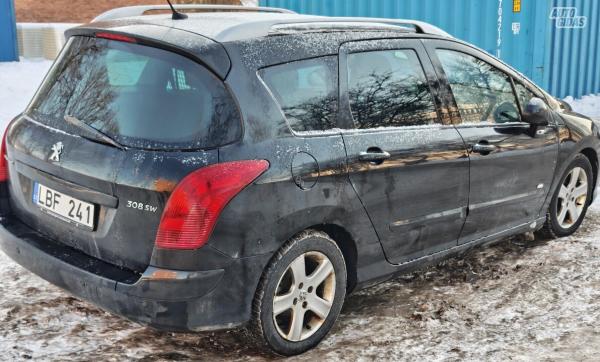 Black Peugeot 308 2013 in Vilnius, with an engine capacity of 2.00 L and mileage of 300 thousand km for 2999 €, photo 2 on AUTOMOTO.COM.LV