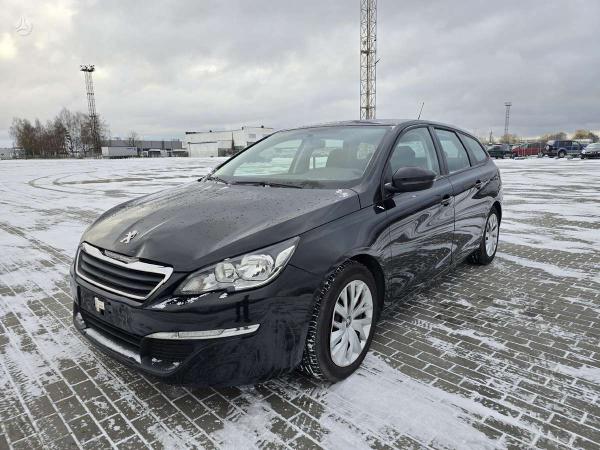 Black Peugeot 308 2014 in Marijampole, with an engine capacity of 1.56 L and mileage of 246 thousand km for 3650 €, photo 1 on AUTOMOTO.COM.LV