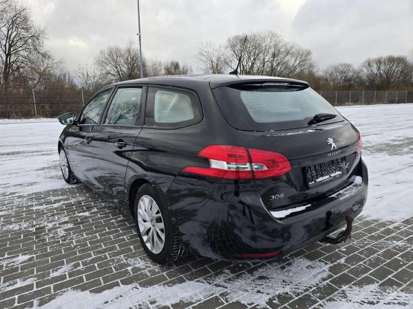 Black Peugeot 308 2014 in Marijampole, with an engine capacity of 1.56 L and mileage of 246 thousand km for 3650 €, photo 4 on AUTOMOTO.COM.LV