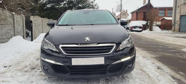 Black Peugeot 308 2014 in Kaunas, with an engine capacity of 1.56 L and mileage of 270 thousand km for 4450 €, photo 2 on AUTOMOTO.COM.LV