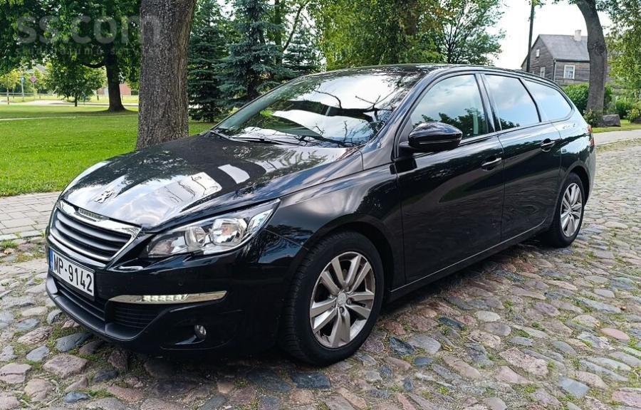 Melns Peugeot 308 2015 Jelgava, ar dzinēja tilpumu 1.60 L un nobraukumu 0 tūkst. km par 4590 €, foto 1 vietnē AUTOMOTO.COM.LV