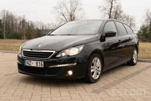 Black Peugeot 308 2015 in Riga, with an engine capacity of 1.60 L and mileage of 259 thousand km for 3500 €, photo 7 on AUTOMOTO.COM.LV
