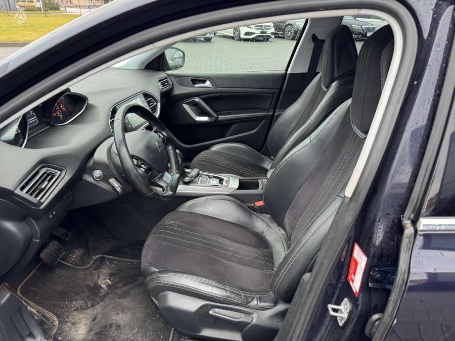 Black Peugeot 308 2015 in Telschi, with an engine capacity of 2.00 L and mileage of 173 thousand km for 5800 €, photo 14 on AUTOMOTO.COM.LV