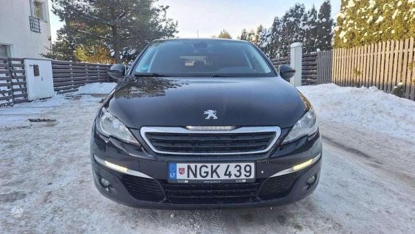 Black Peugeot 308 2015 in Vilnius, with an engine capacity of 1.56 L and mileage of 270 thousand km for 3550 €, photo 2 on AUTOMOTO.COM.LV