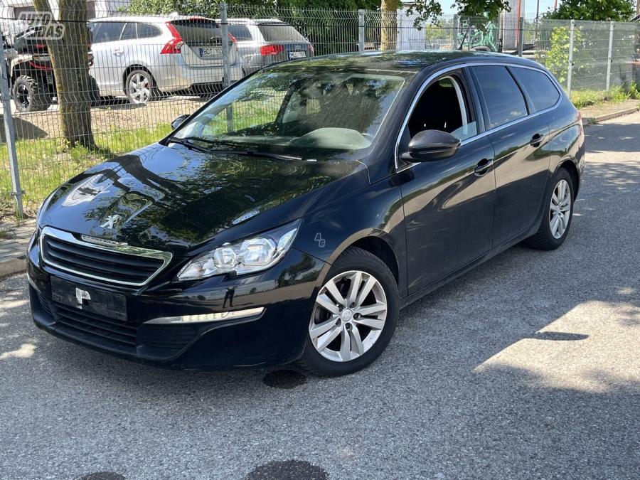 Black Peugeot 308 2015 in Marijampole, with an engine capacity of 1.60 L and mileage of 216 thousand km for 4450 €, photo 1 on AUTOMOTO.COM.LV