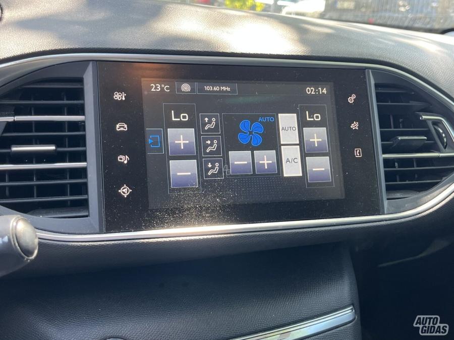 Black Peugeot 308 2015 in Marijampole, with an engine capacity of 1.60 L and mileage of 216 thousand km for 4450 €, photo 12 on AUTOMOTO.COM.LV