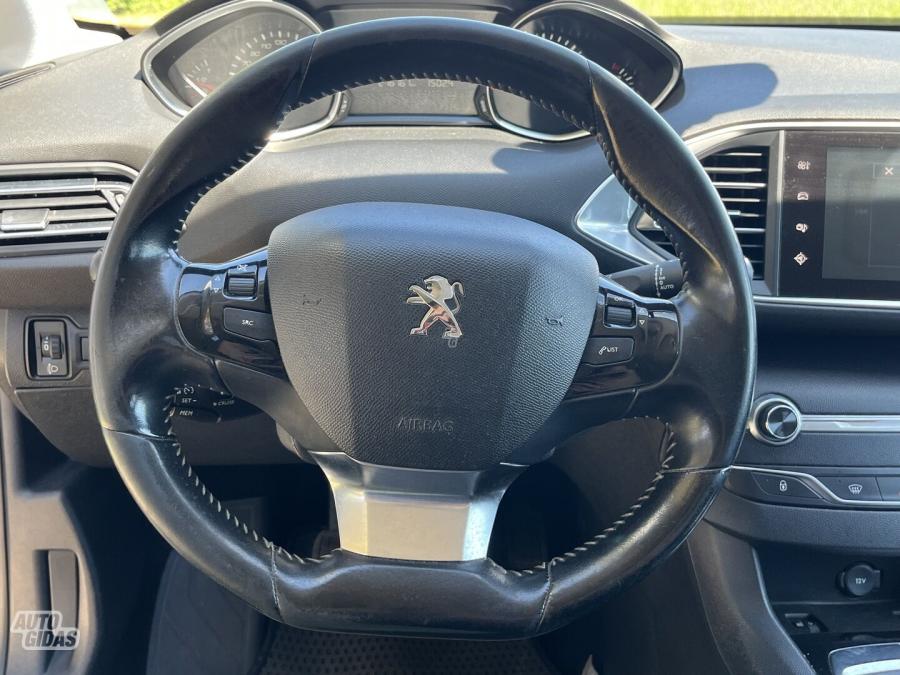 Black Peugeot 308 2015 in Marijampole, with an engine capacity of 1.60 L and mileage of 216 thousand km for 4450 €, photo 12 on AUTOMOTO.COM.LV