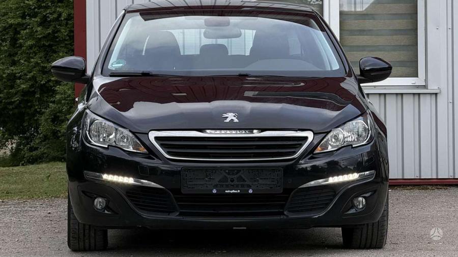 Black Peugeot 308 2015 in Ukmerge, with an engine capacity of 1.20 L and mileage of 173 thousand km for 3600 €, photo 6 on AUTOMOTO.COM.LV