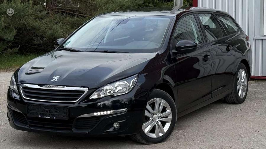 Black Peugeot 308 2015 in Ukmerge, with an engine capacity of 1.20 L and mileage of 173 thousand km for 3600 €, photo 7 on AUTOMOTO.COM.LV