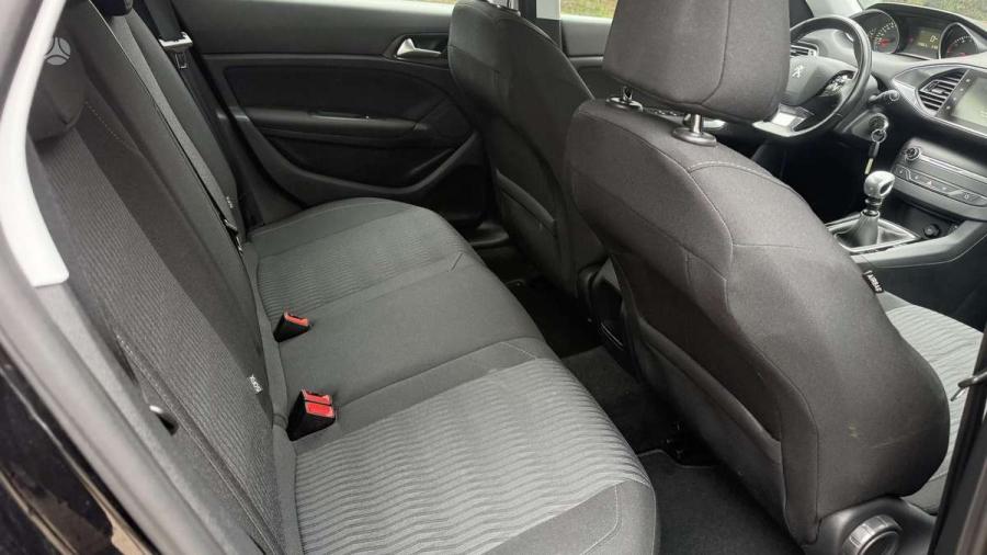 Black Peugeot 308 2015 in Ukmerge, with an engine capacity of 1.20 L and mileage of 173 thousand km for 3600 €, photo 17 on AUTOMOTO.COM.LV