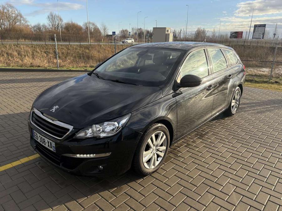 Black Peugeot 308 2016 in Taurage, with an engine capacity of 1.56 L and mileage of 257 thousand km for 4650 €, photo 1 on AUTOMOTO.COM.LV