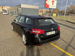 Black Peugeot 308 2016 in Taurage, with an engine capacity of 1.56 L and mileage of 257 thousand km for 4650 €, photo 7 on AUTOMOTO.COM.LV