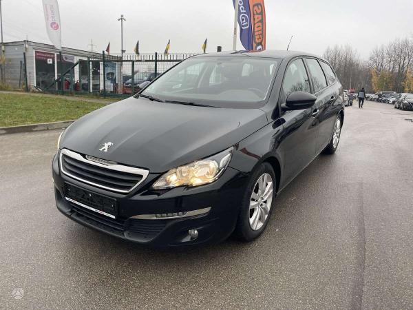 Black Peugeot 308 2016 in Kaunas, with an engine capacity of 1.56 L and mileage of 190 thousand km for 4250 €, photo 2 on AUTOMOTO.COM.LV