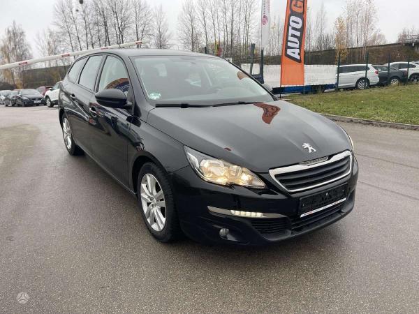 Black Peugeot 308 2016 in Kaunas, with an engine capacity of 1.56 L and mileage of 190 thousand km for 4250 €, photo 3 on AUTOMOTO.COM.LV