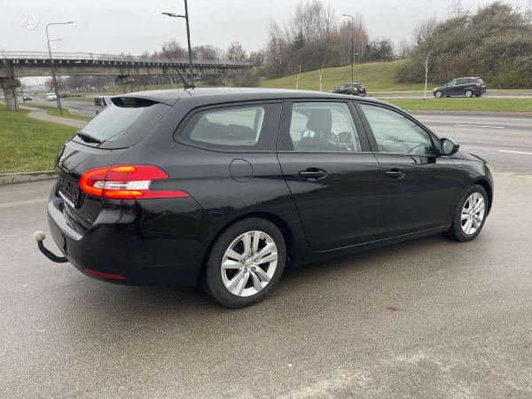 Black Peugeot 308 2016 in Kaunas, with an engine capacity of 1.56 L and mileage of 190 thousand km for 4250 €, photo 7 on AUTOMOTO.COM.LV