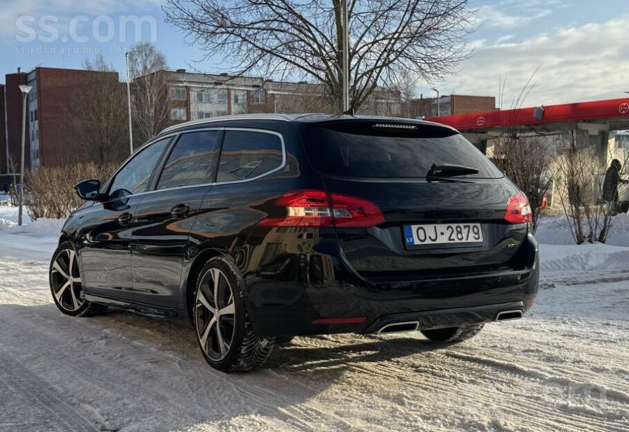 Melns Peugeot 308 2016 Jelgava, ar dzinēja tilpumu 2.00 L un nobraukumu 218 tūkst. km par 7990 €, foto 5 vietnē AUTOMOTO.COM.LV