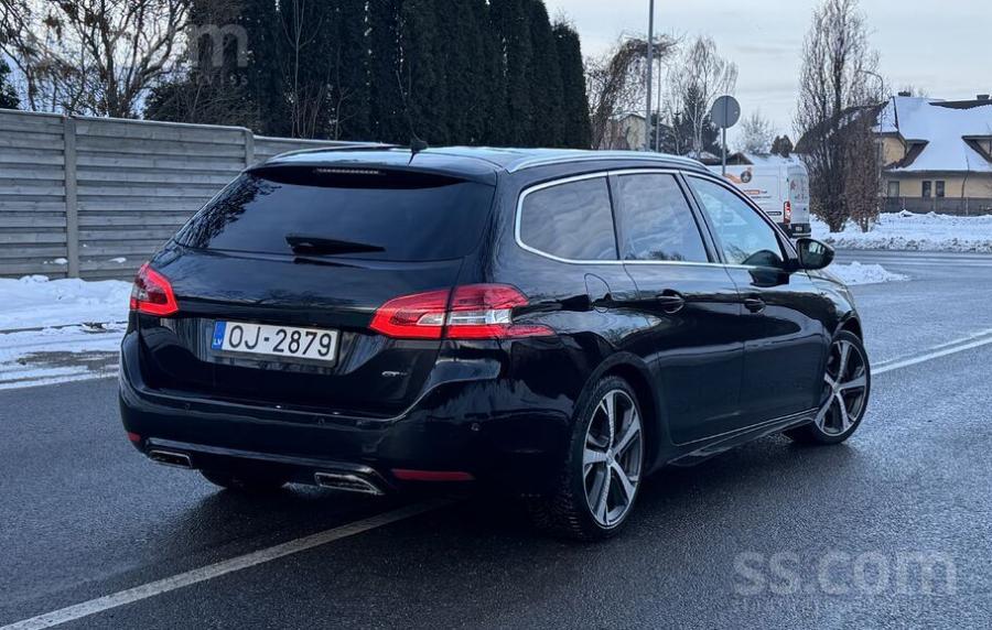 Melns Peugeot 308 2016 Jelgava, ar dzinēja tilpumu 2.00 L un nobraukumu 218 tūkst. km par 8100 €, foto 4 vietnē AUTOMOTO.COM.LV