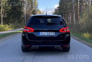 Black Peugeot 308 2016 in Jelgava, with an engine capacity of 2.00 L and mileage of 220 thousand km for 6990 €, photo 6 on AUTOMOTO.COM.LV