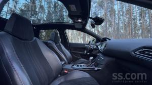 Black Peugeot 308 2016 in Jelgava, with an engine capacity of 2.00 L and mileage of 220 thousand km for 6990 €, photo 13 on AUTOMOTO.COM.LV