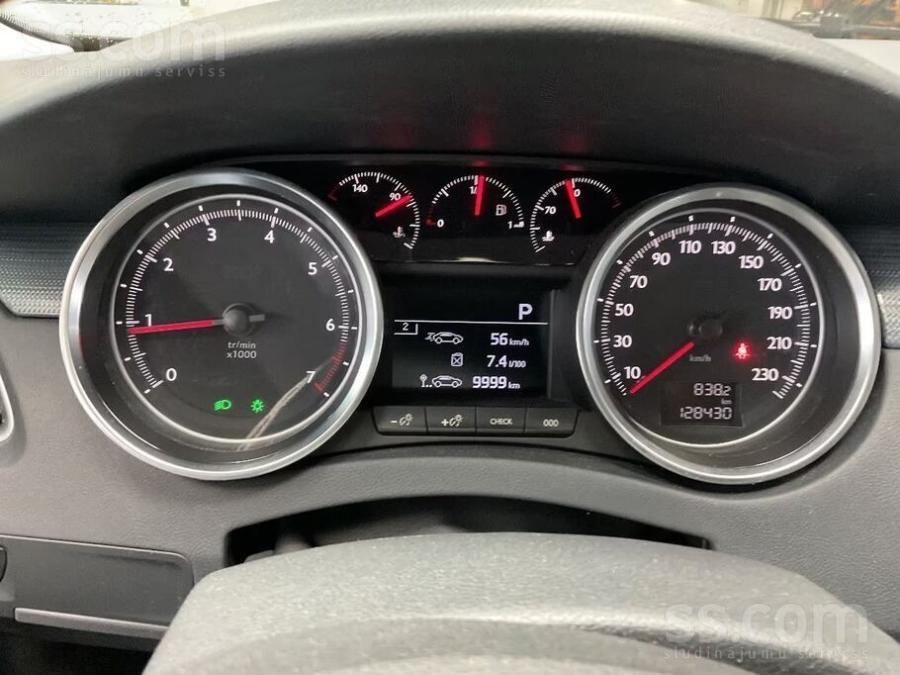 Черный Пежо 308 2016 в Огре, объемом двигателя 1.40 л и пробегом 159 тыс. км за 5795 €, фото 10 на AUTOMOTO.COM.LV