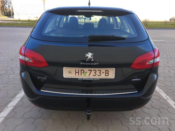 Melns Peugeot 308 2016 Rīga, ar dzinēja tilpumu 1.60 L un nobraukumu 0 tūkst. km par 4999 €, foto 5 vietnē AUTOMOTO.COM.LV
