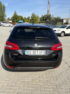 Black Peugeot 308 2016 in Taurage, with an engine capacity of 1.20 L and mileage of 161 thousand km for 4300 €, photo 6 on AUTOMOTO.COM.LV