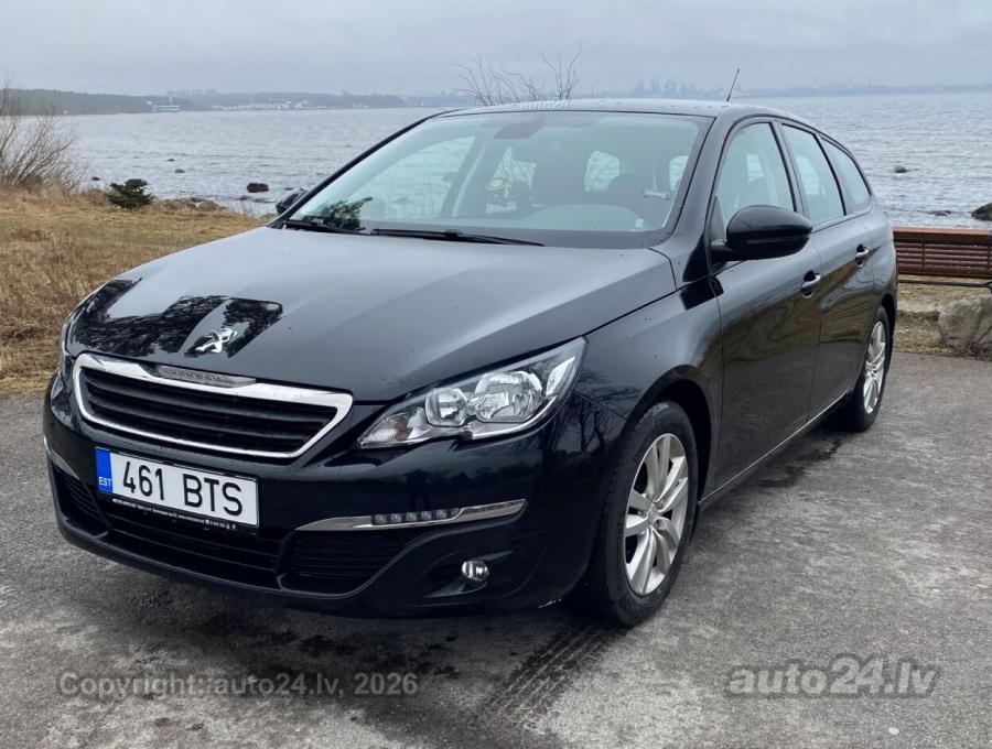 Black Peugeot 308 2017 in Tallinn, with an engine capacity of 1.60 L and mileage of 185 thousand km for 7990 €, photo 4 on AUTOMOTO.COM.LV