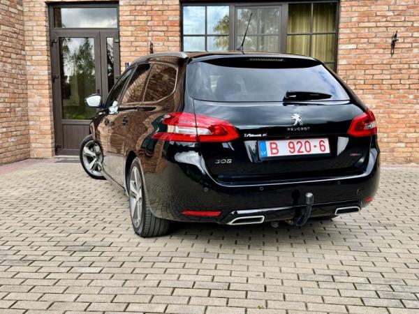 Black Peugeot 308 2017 in Riga, with an engine capacity of 2.00 L and mileage of 215 thousand km for 9500 €, photo 10 on AUTOMOTO.COM.LV