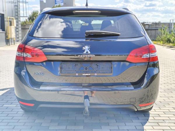 Black Peugeot 308 2017 in Siauliai, with an engine capacity of 1.56 L and mileage of 250 thousand km for 6200 €, photo 6 on AUTOMOTO.COM.LV