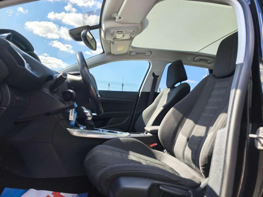 Black Peugeot 308 2017 in Siauliai, with an engine capacity of 1.56 L and mileage of 250 thousand km for 6200 €, photo 12 on AUTOMOTO.COM.LV
