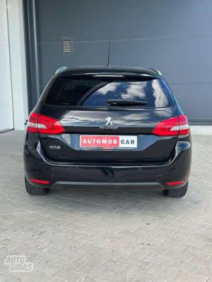 Black Peugeot 308 2017 in Vilnius, with an engine capacity of 1.60 L and mileage of 173 thousand km for 6750 €, photo 6 on AUTOMOTO.COM.LV