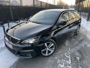Black Peugeot 308 2018 in Tukums, with an engine capacity of 1.50 L and mileage of 148 thousand km for 7990 €, photo 2 on AUTOMOTO.COM.LV