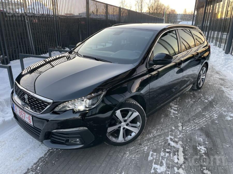 Black Peugeot 308 2018 in Tukums, with an engine capacity of 1.50 L and mileage of 148 thousand km for 7990 €, photo 2 on AUTOMOTO.COM.LV