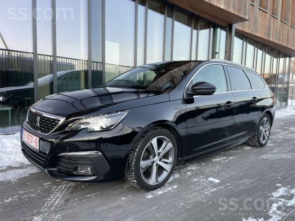 Black Peugeot 308 2018 in Tukums, with an engine capacity of 1.50 L and mileage of 148 thousand km for 7990 €, photo 7 on AUTOMOTO.COM.LV