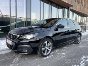 Black Peugeot 308 2018 in Tukums, with an engine capacity of 1.50 L and mileage of 148 thousand km for 7990 €, photo 7 on AUTOMOTO.COM.LV