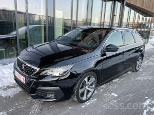 Black Peugeot 308 2018 in Tukums, with an engine capacity of 1.50 L and mileage of 148 thousand km for 7990 €, photo 13 on AUTOMOTO.COM.LV