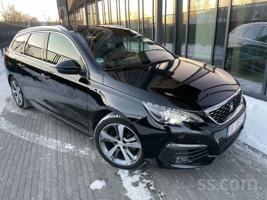 Black Peugeot 308 2018 in Tukums, with an engine capacity of 1.50 L and mileage of 148 thousand km for 7990 €, photo 15 on AUTOMOTO.COM.LV