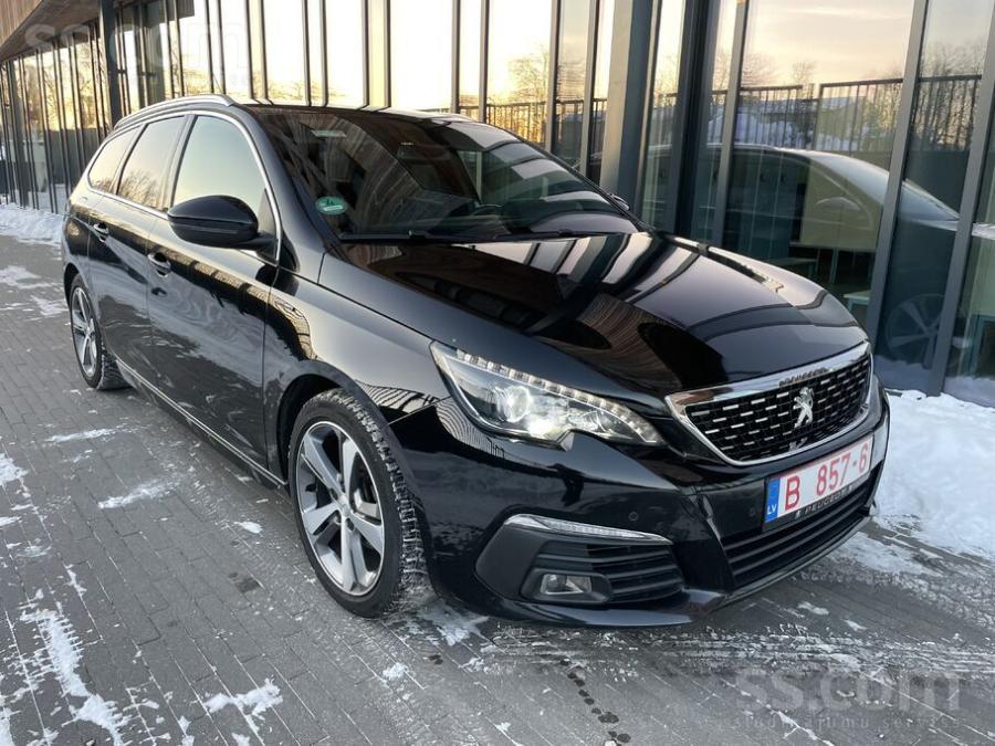 Black Peugeot 308 2018 in Tukums, with an engine capacity of 1.50 L and mileage of 148 thousand km for 7990 €, photo 17 on AUTOMOTO.COM.LV
