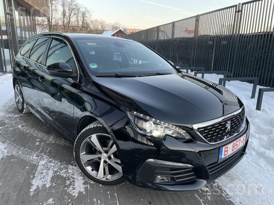 Black Peugeot 308 2018 in Tukums, with an engine capacity of 1.50 L and mileage of 148 thousand km for 7990 €, photo 19 on AUTOMOTO.COM.LV