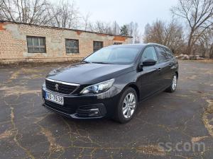 Melns Peugeot 308 2018 Daugavpils, ar dzinēja tilpumu 1.50 L un nobraukumu 182 tūkst. km par 7900 €, foto  vietnē AUTOMOTO.COM.LV