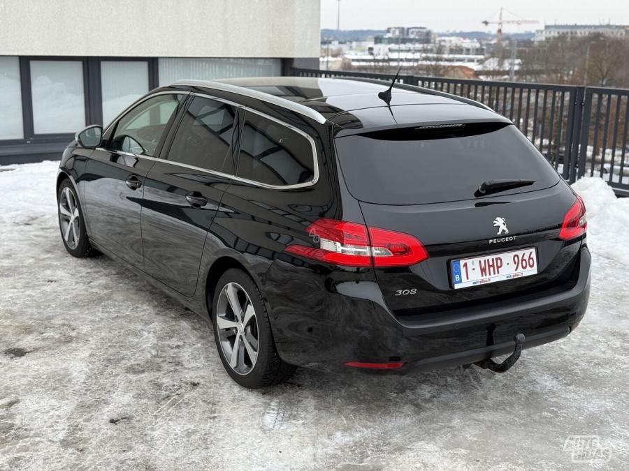 Black Peugeot 308 2019 in Vilnius, with an engine capacity of 1.50 L and mileage of 208 thousand km for 6600 €, photo 3 on AUTOMOTO.COM.LV