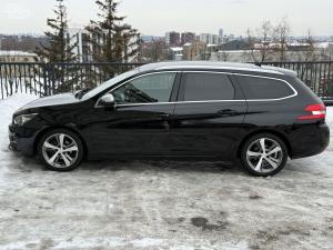 Black Peugeot 308 2019 in Vilnius, with an engine capacity of 1.50 L and mileage of 208 thousand km for 6600 €, photo 10 on AUTOMOTO.COM.LV