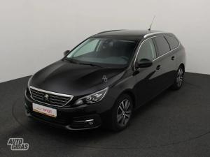 Black Peugeot 308 2019 in Vilnius, with an engine capacity of 1.20 L and mileage of 85 thousand km for 9599 €, photo  on AUTOMOTO.COM.LV