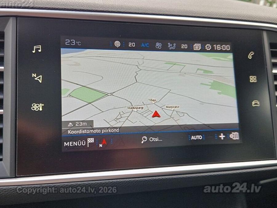 Black Peugeot 308 2019 in Tallinn, with an engine capacity of 1.20 L and mileage of 126 thousand km for 10990 €, photo 24 on AUTOMOTO.COM.LV