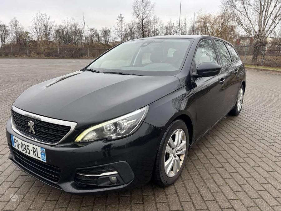 Black Peugeot 308 2020 in Marijampole, with an engine capacity of 1.50 L and mileage of 202 thousand km for 5700 €, photo 1 on AUTOMOTO.COM.LV