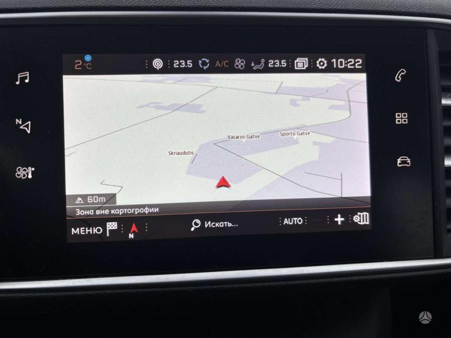 Black Peugeot 308 2020 in Marijampole, with an engine capacity of 1.50 L and mileage of 202 thousand km for 5700 €, photo 10 on AUTOMOTO.COM.LV