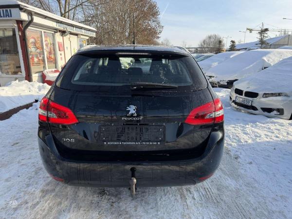 Black Peugeot 308 2020 in Klaipeda, with an engine capacity of 1.50 L and mileage of 102 thousand km for 7300 €, photo 5 on AUTOMOTO.COM.LV