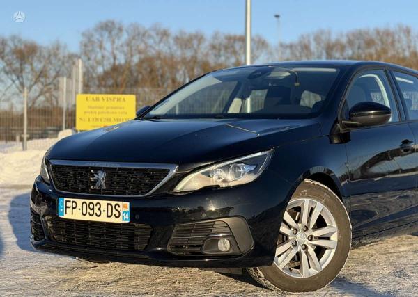 Black Peugeot 308 2020 in Taurage, with an engine capacity of 1.50 L and mileage of 189 thousand km for 5600 €, photo 8 on AUTOMOTO.COM.LV